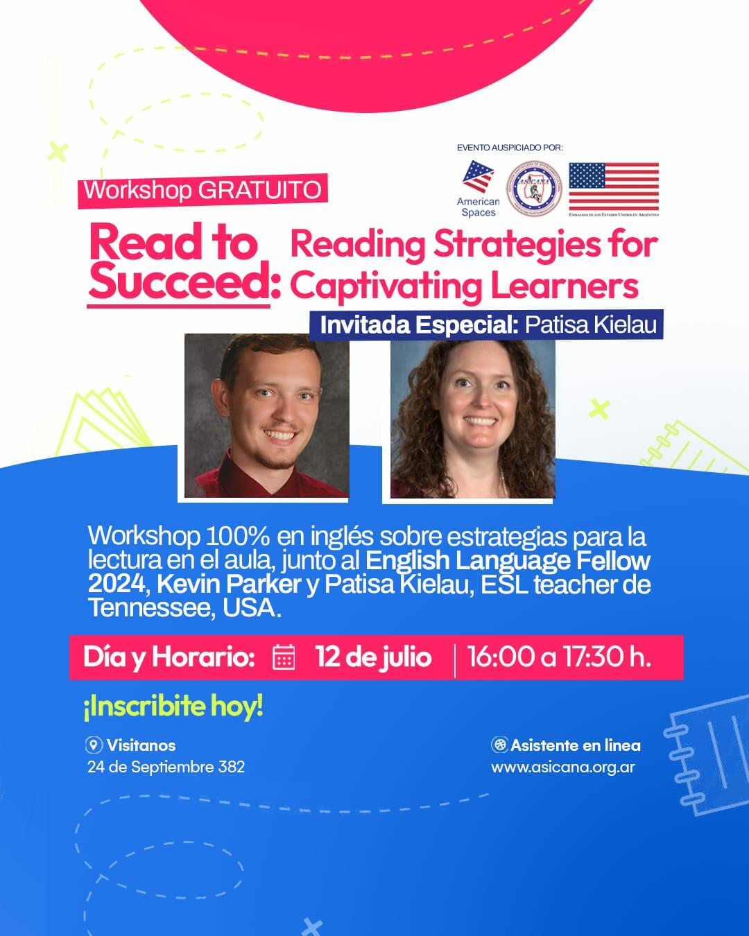 Workshop: Read to Succeed: Reading Strategies for Captivating Learners ...